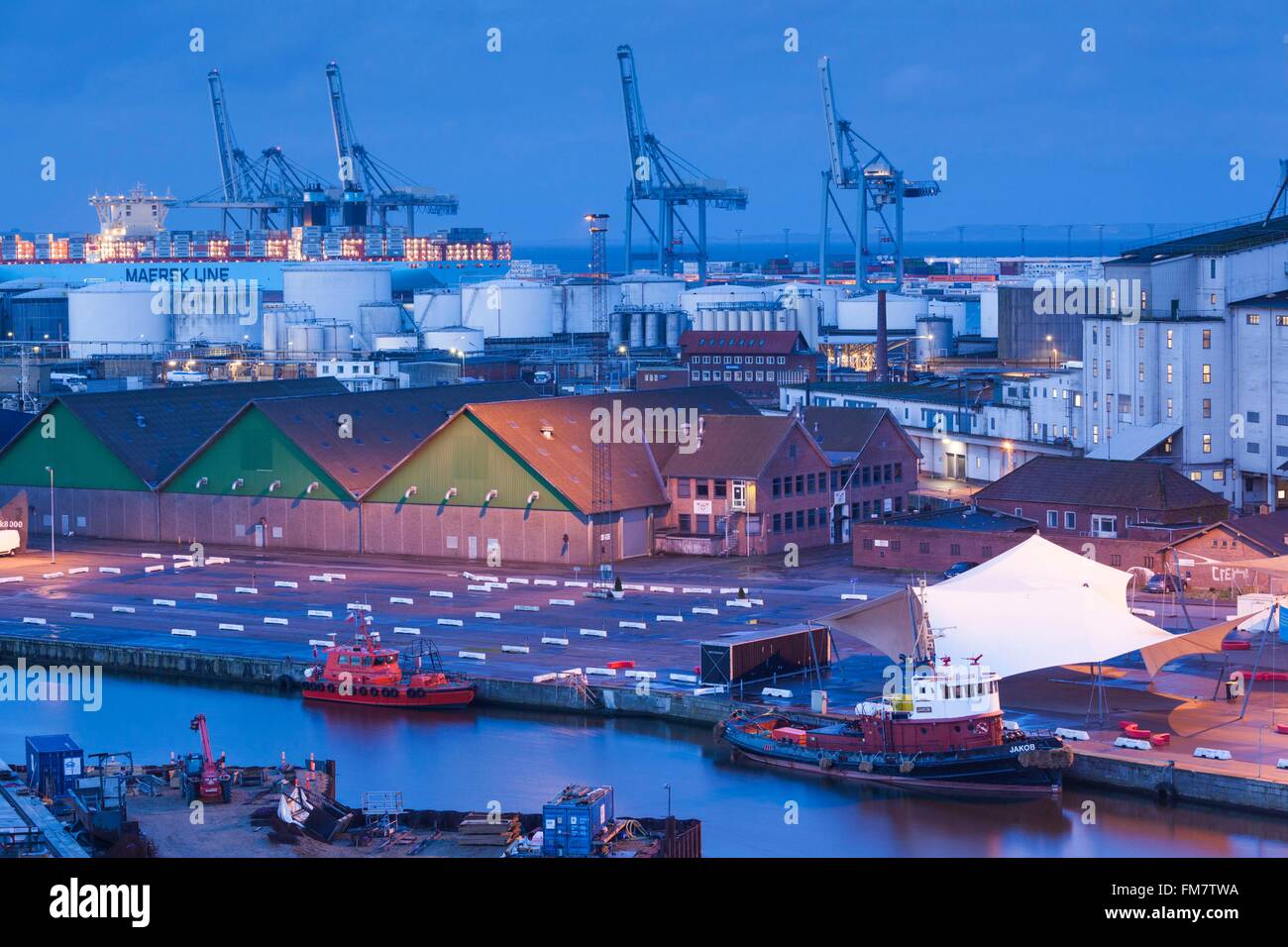 Denmark, Jutland, Aarhus, European Capital of Culture 2017, elevated ...