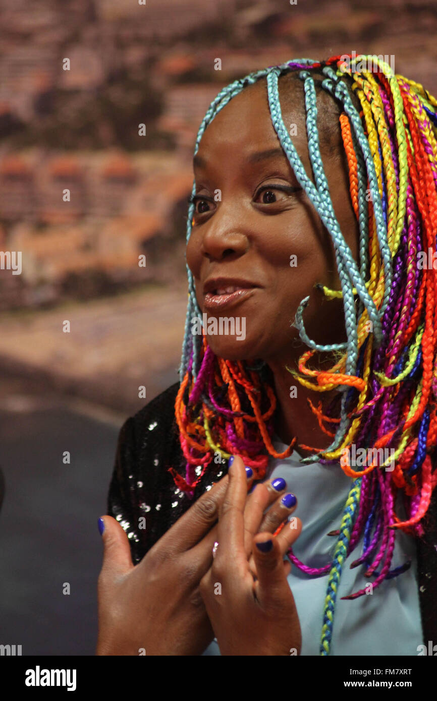 Los Cristianos, Spain. 10th Mar, 2016. The famous Cuban singer Lucrecia ...