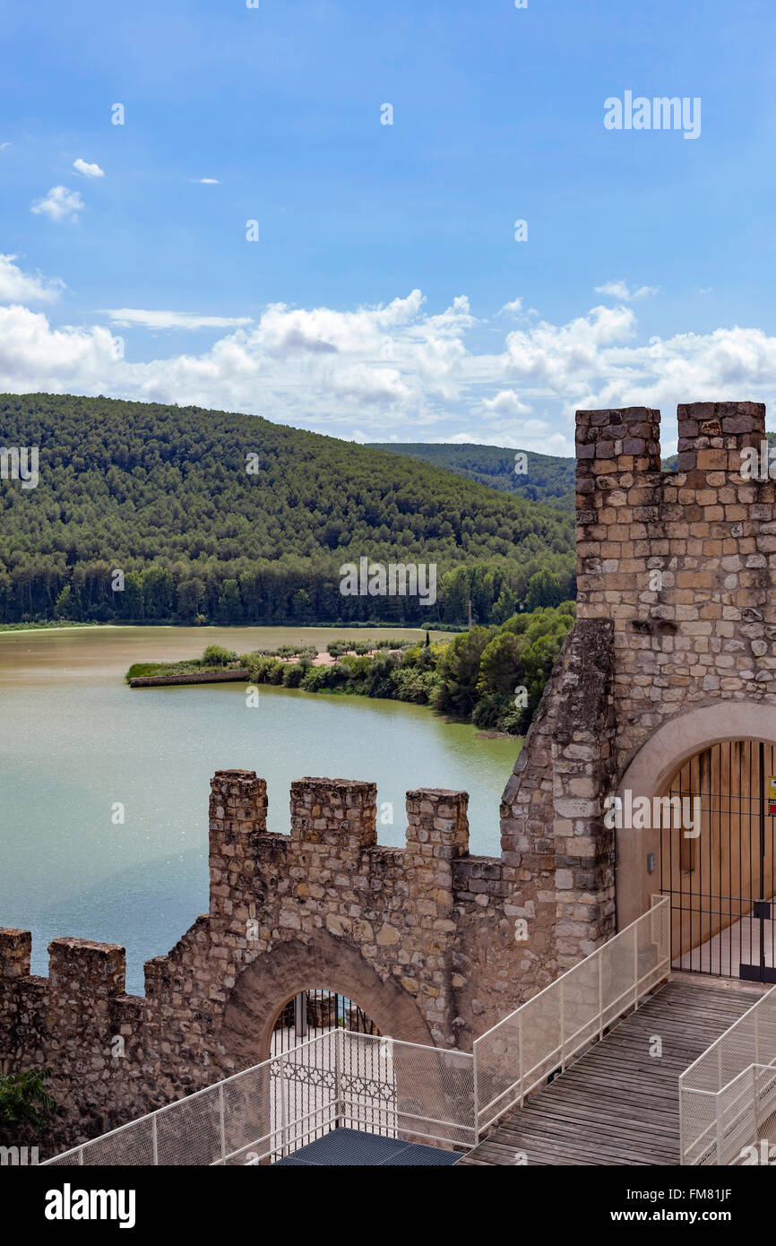 Castle of Castellet, the headquarters of Abertis foundation.Castellet i ...