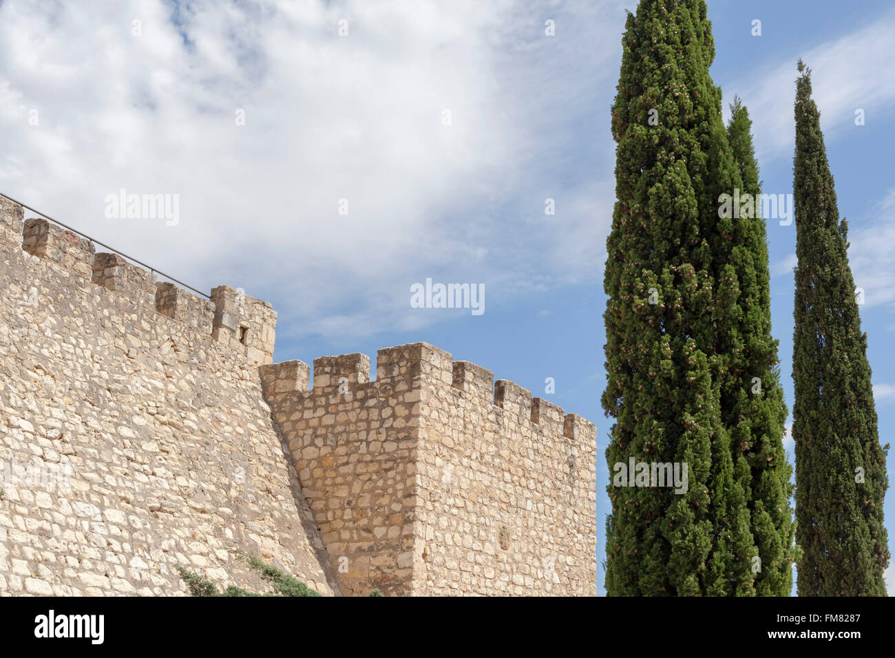 Castle of Castellet, the headquarters of Abertis foundation.Castellet i ...