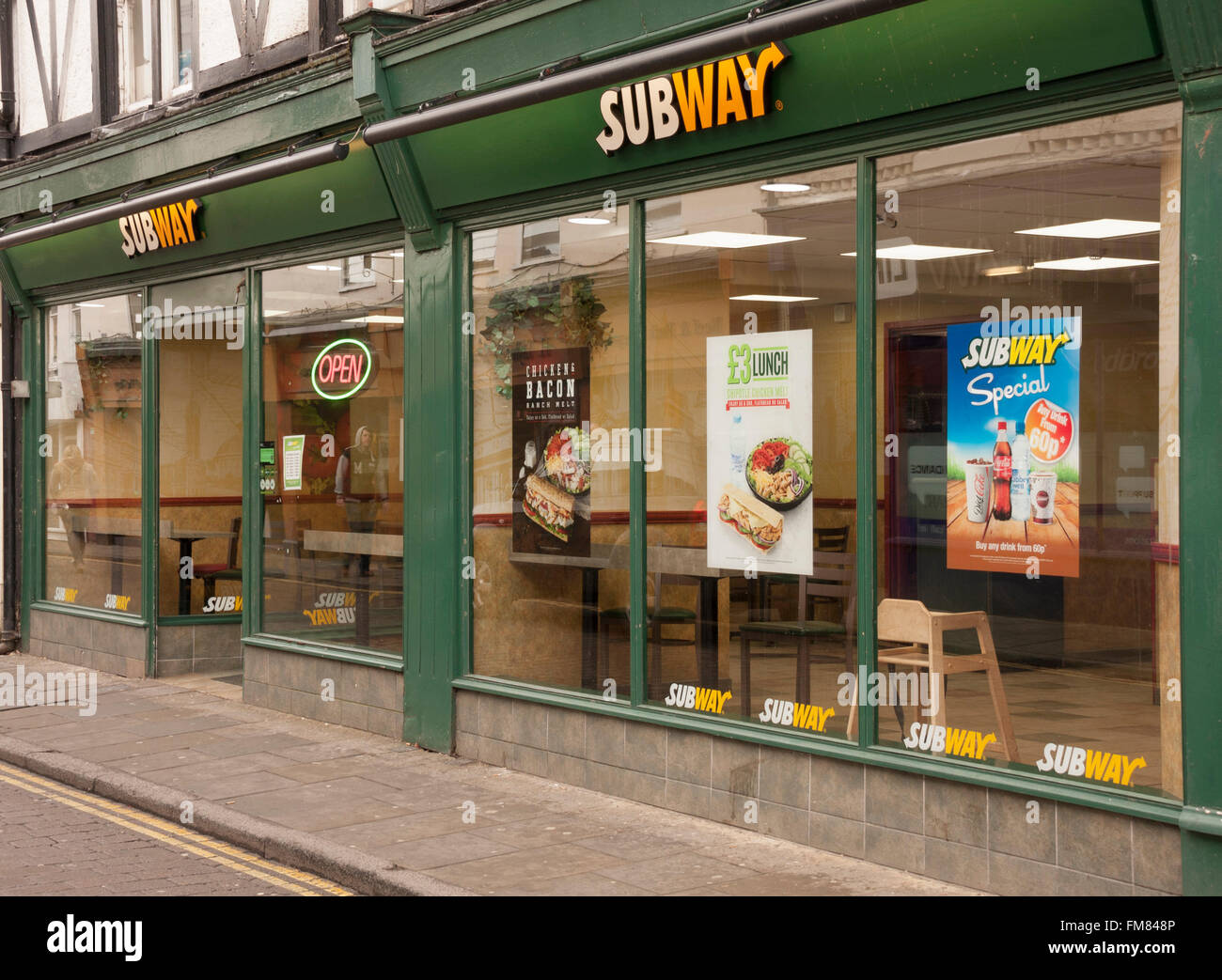 Subway shop front hi-res stock photography and images - Alamy