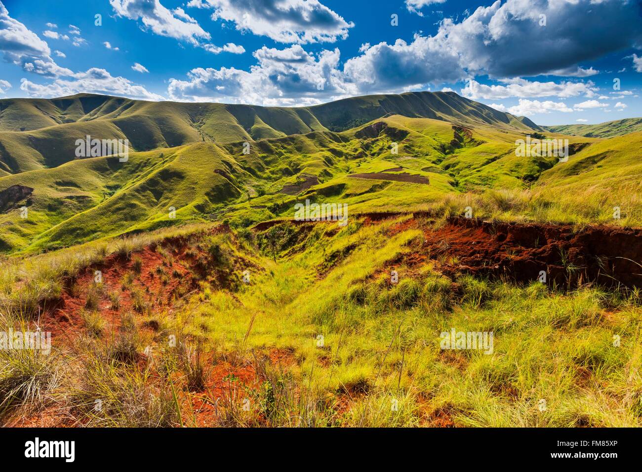 Madagascar, central highlands, ancient province of Antananarivo ...