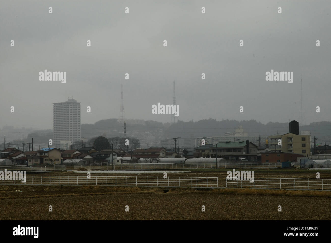 Sendai, Miyagi Prefecture, Japan. 15th Mar, 2011. View of fog and calm ...