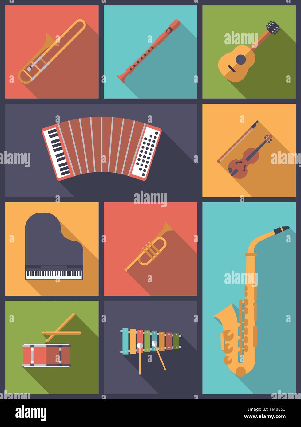 Learn the recorder Stock Vector Images - Alamy