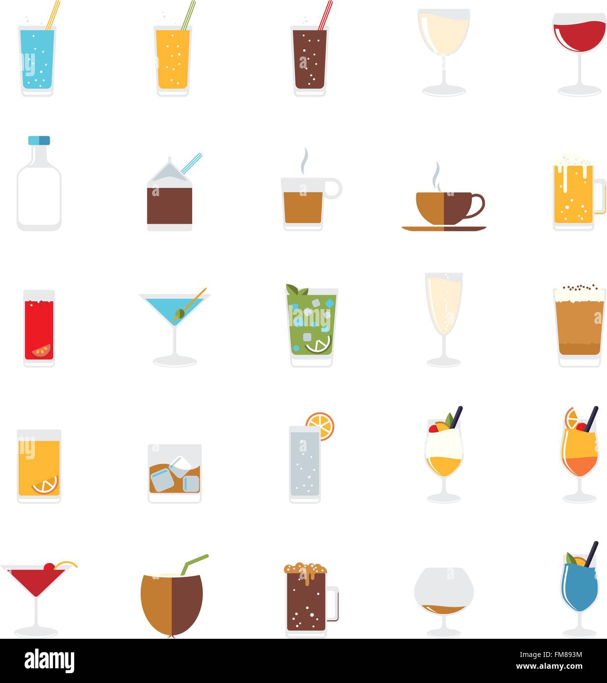Beverages icon Stock Vector Images - Alamy