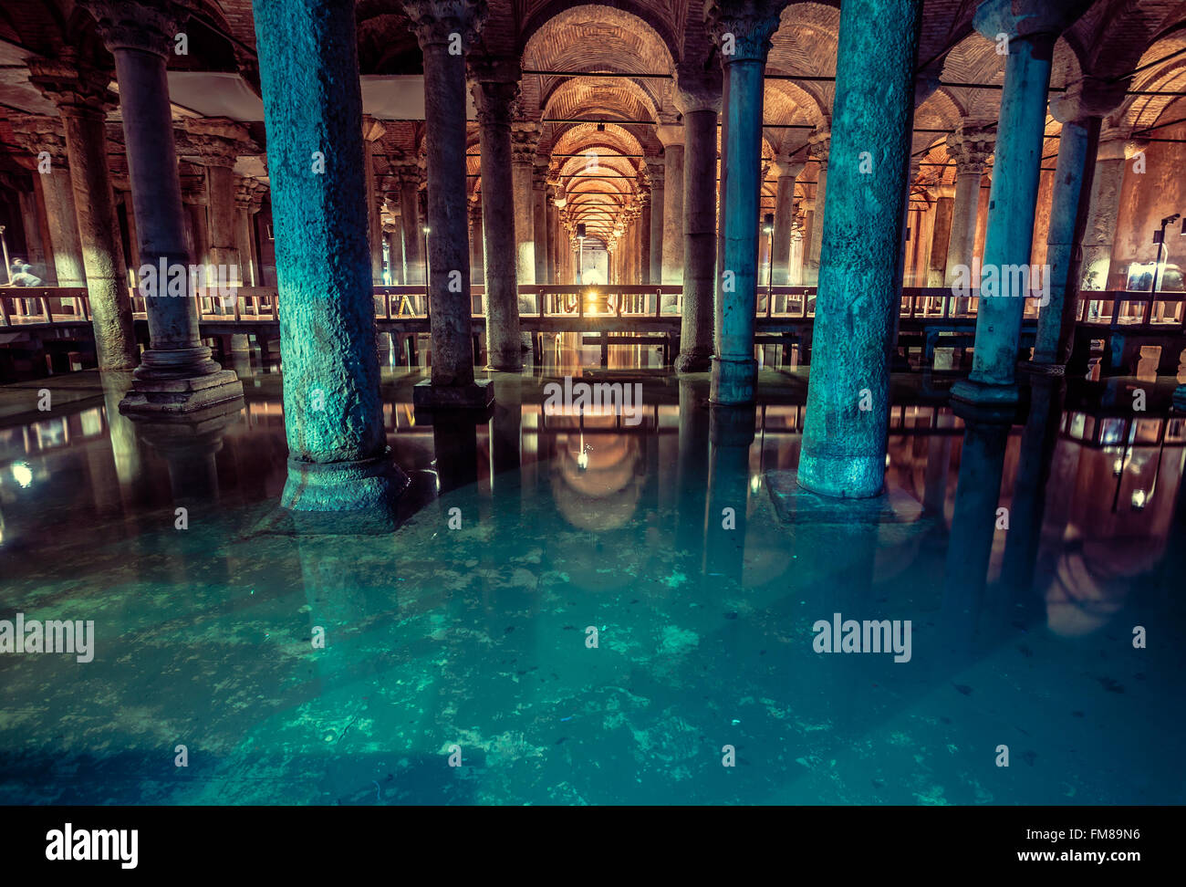 Basilica Cistern in Istanbul Stock Photo - Alamy