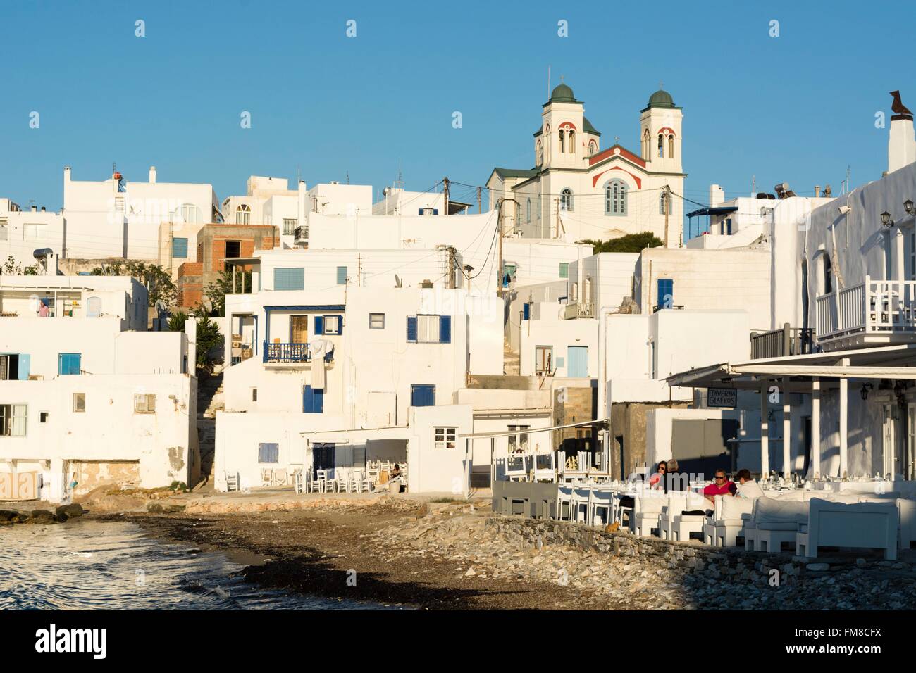 Greece, Cyclades, Paros island, Naousa Stock Photo - Alamy