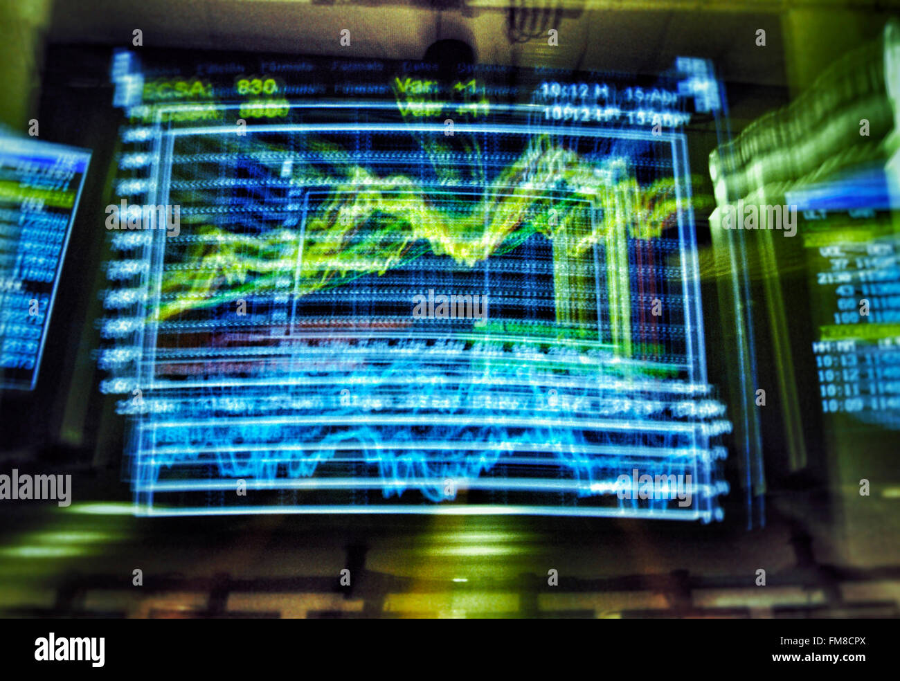 Exchange charts hi-res stock photography and images - Alamy