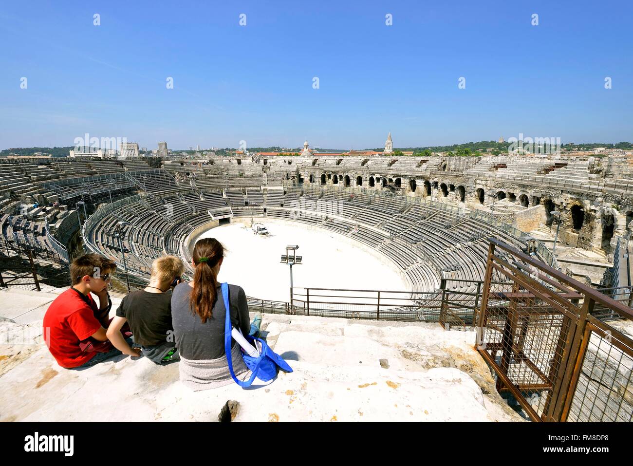 France, Gard, Nimes, The roman Arenas Stock Photo - Alamy