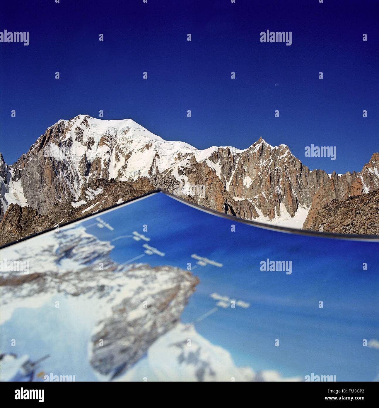 Pointe helbronner hi-res stock photography and images - Alamy