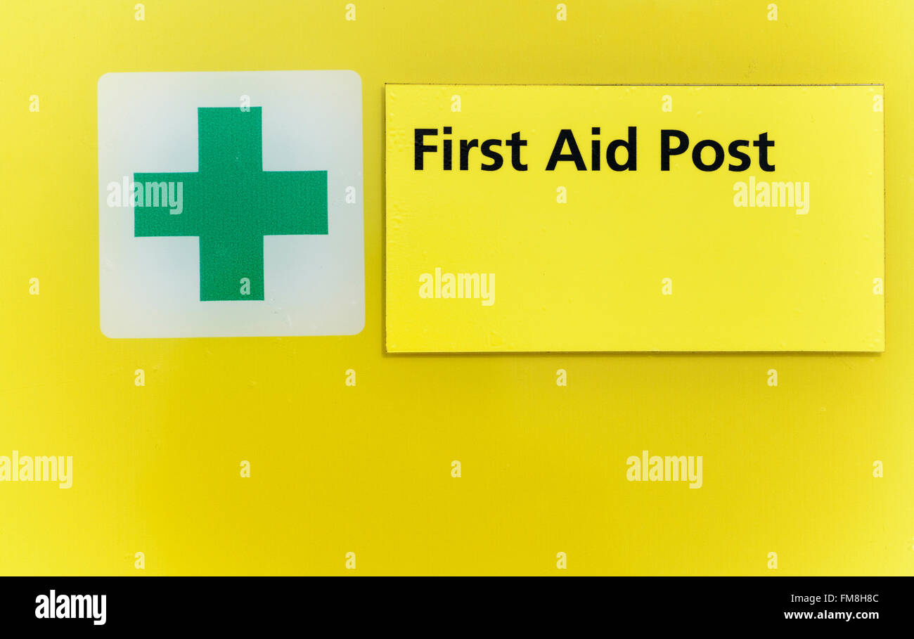 First aid post hi-res stock photography and images - Alamy