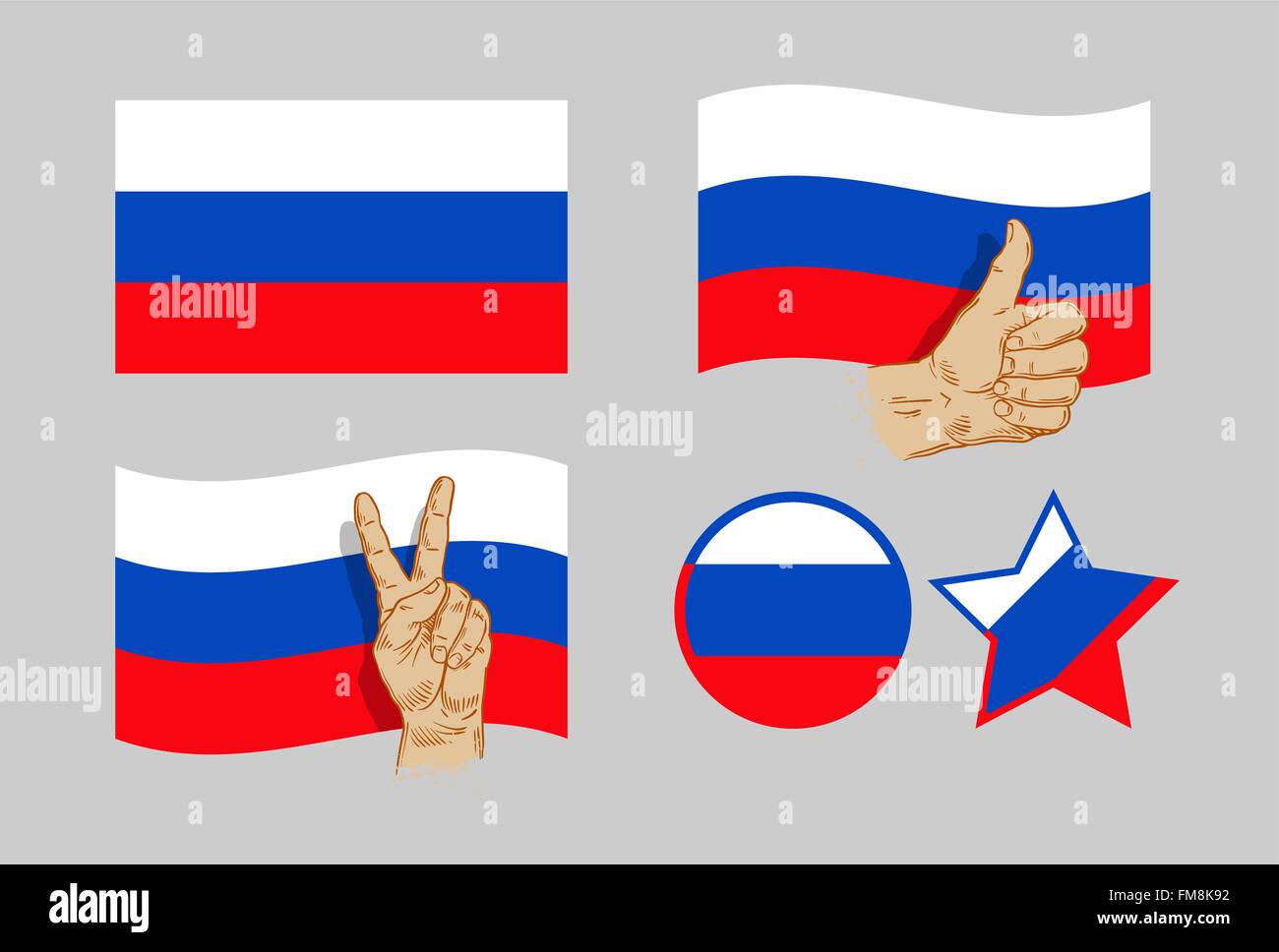 Russia flag hi-res stock photography and images - Alamy