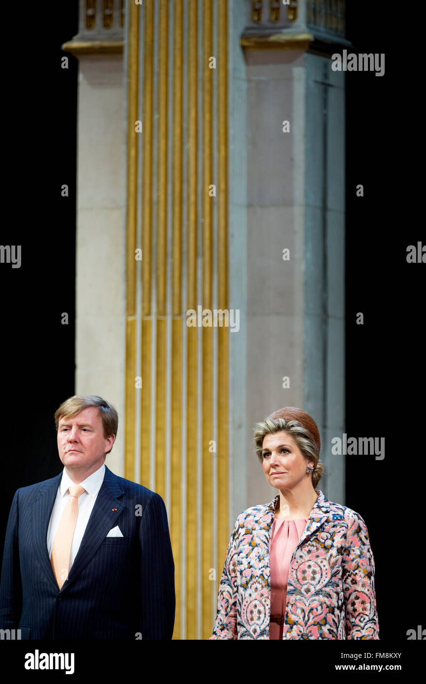 Paris, France. 11th Mar, 2016. King Willem-Alexander and Queen Maxima ...