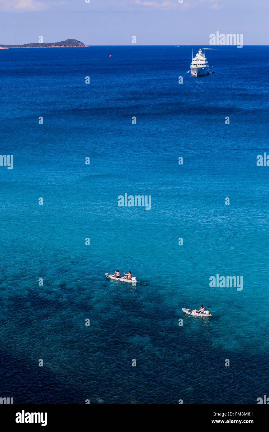 France, Corse du Sud, Porto Vecchio, Santa Manza Bay Stock Photo - Alamy