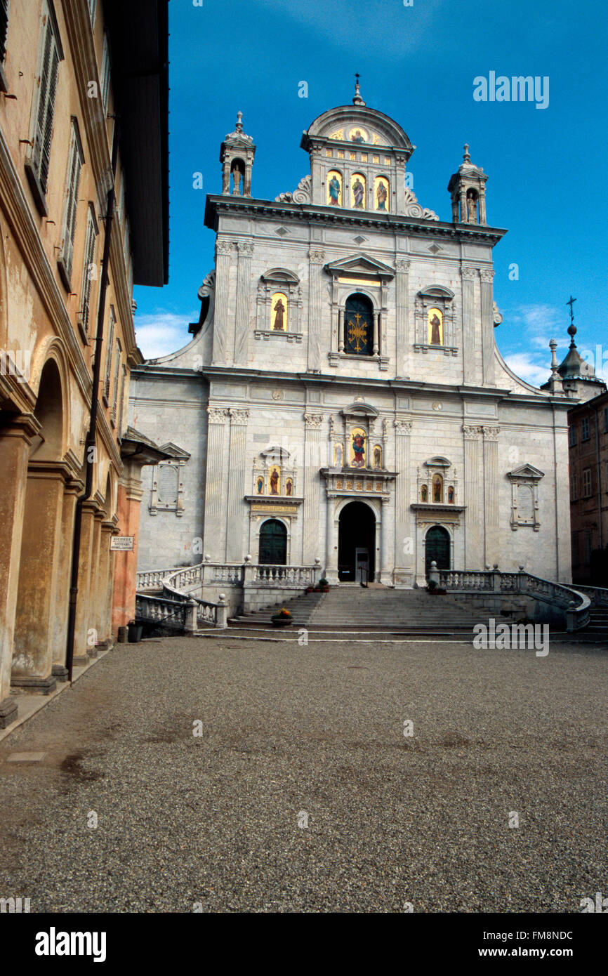 Italy, Piedmont, Varallo, Sacro Monte, Sacred Mountain, Church Stock ...