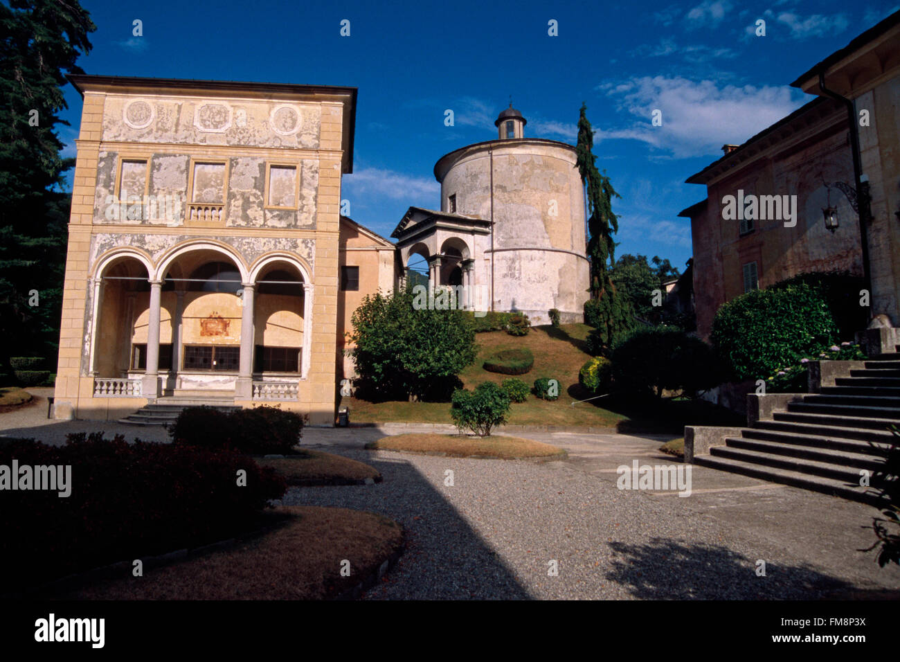 Italy, Piedmont, Varallo, Sacro Monte, Sacred Mountain, Chapel Stock ...