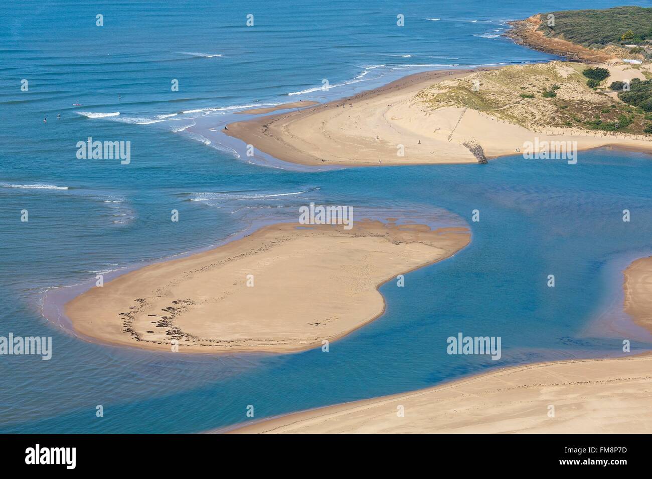France, Vendee, Talmont Saint Hilaire, the Havre du Payre and the ...