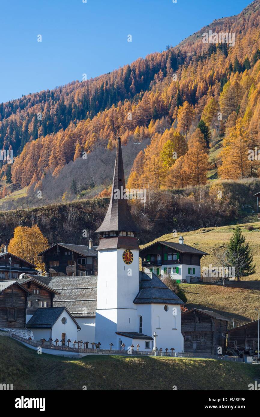 Valais village hi-res stock photography and images - Alamy