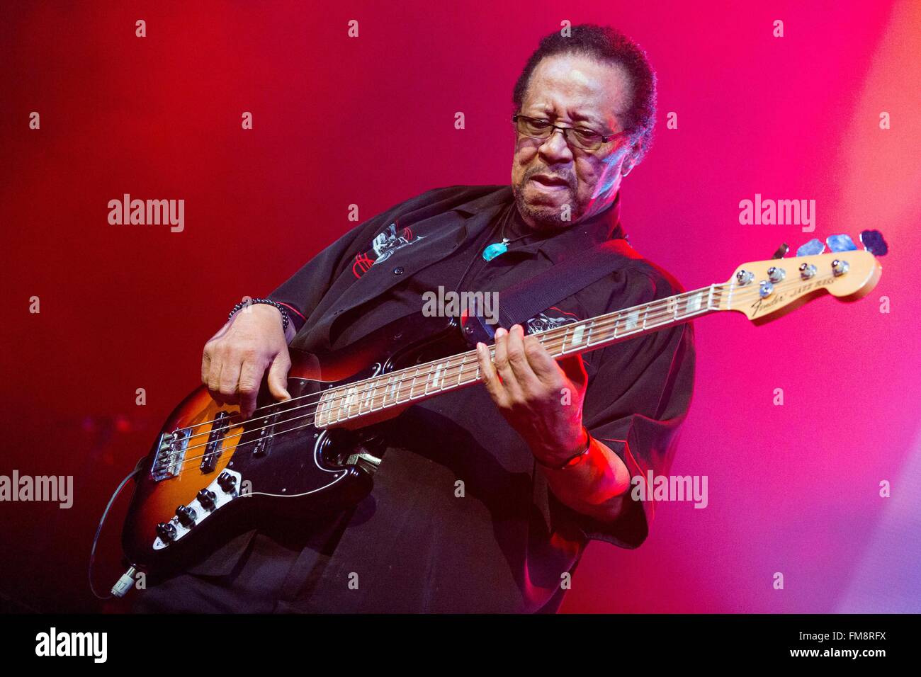 Milwaukee, Wisconsin, USA. 9th Mar, 2016. Bassist BILLY COX performs ...