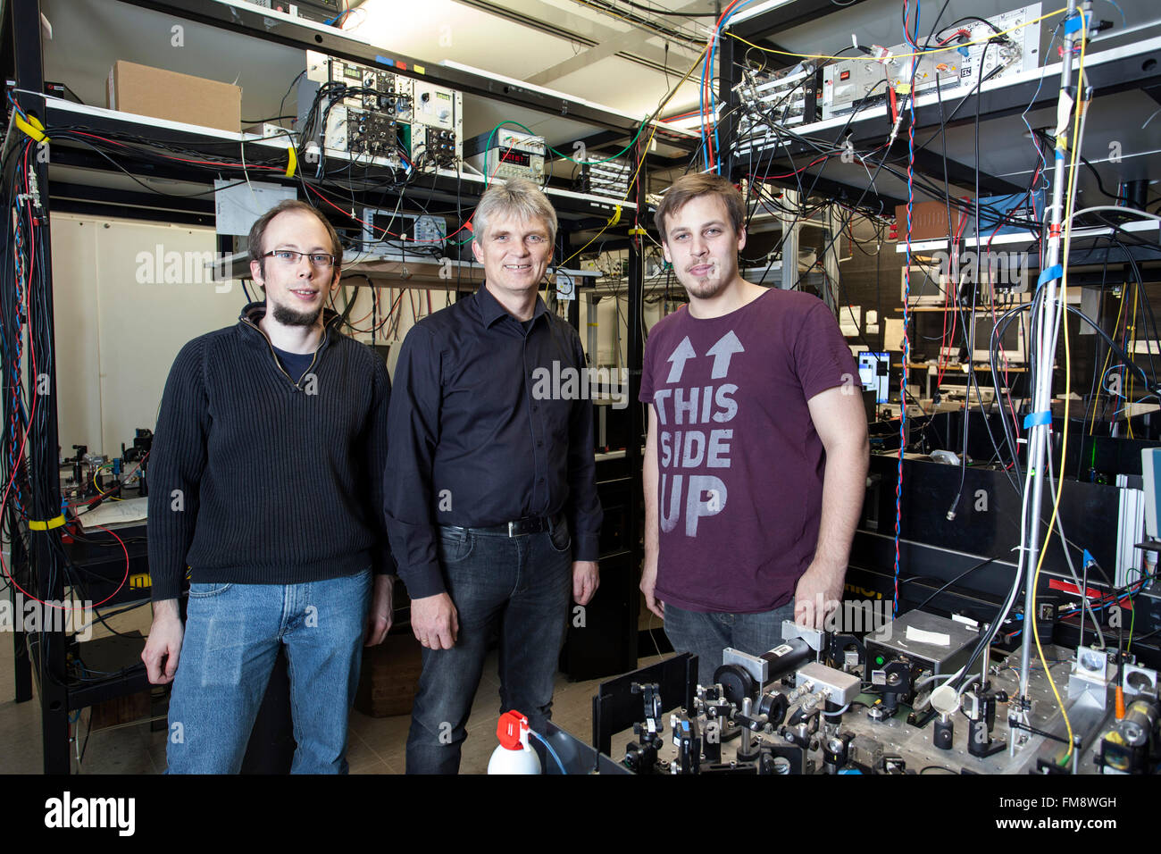Experimental setup in a laser laboratory for Experimental Physics of ...