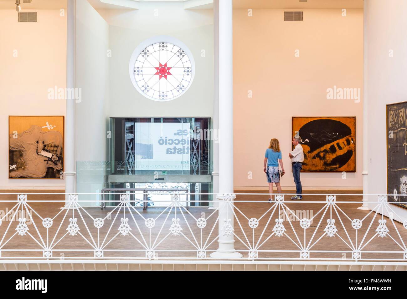 Spain, Catalonia, Barcelona, Eixample, Antoni Tapies Foundation housed ...