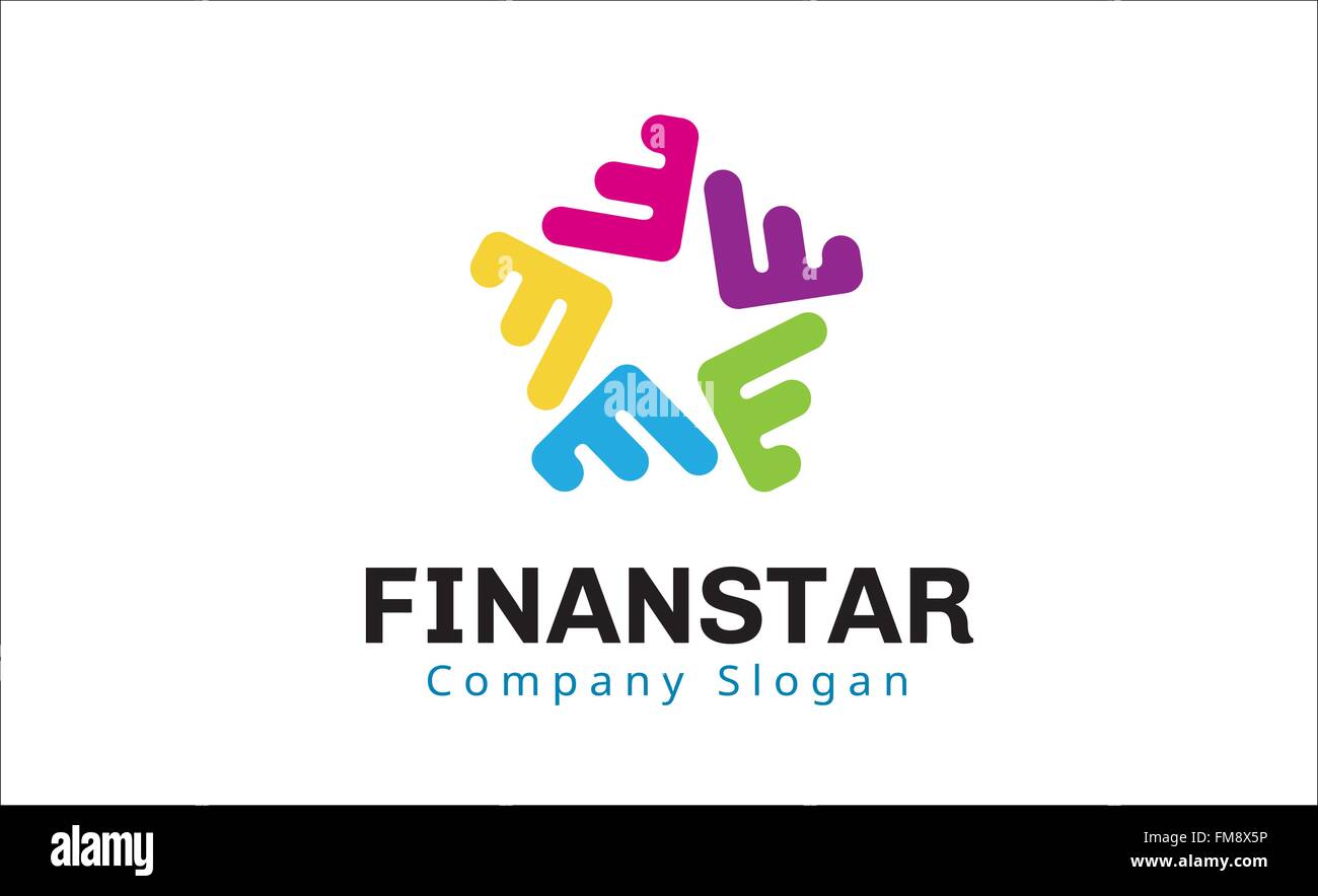 Financial Star Abstract Illustration Stock Vector Image & Art - Alamy