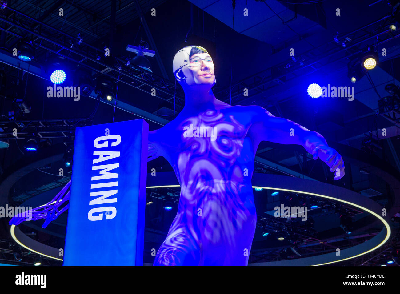 The Intel booth at the CES show in Las Vegas Stock Photo - Alamy