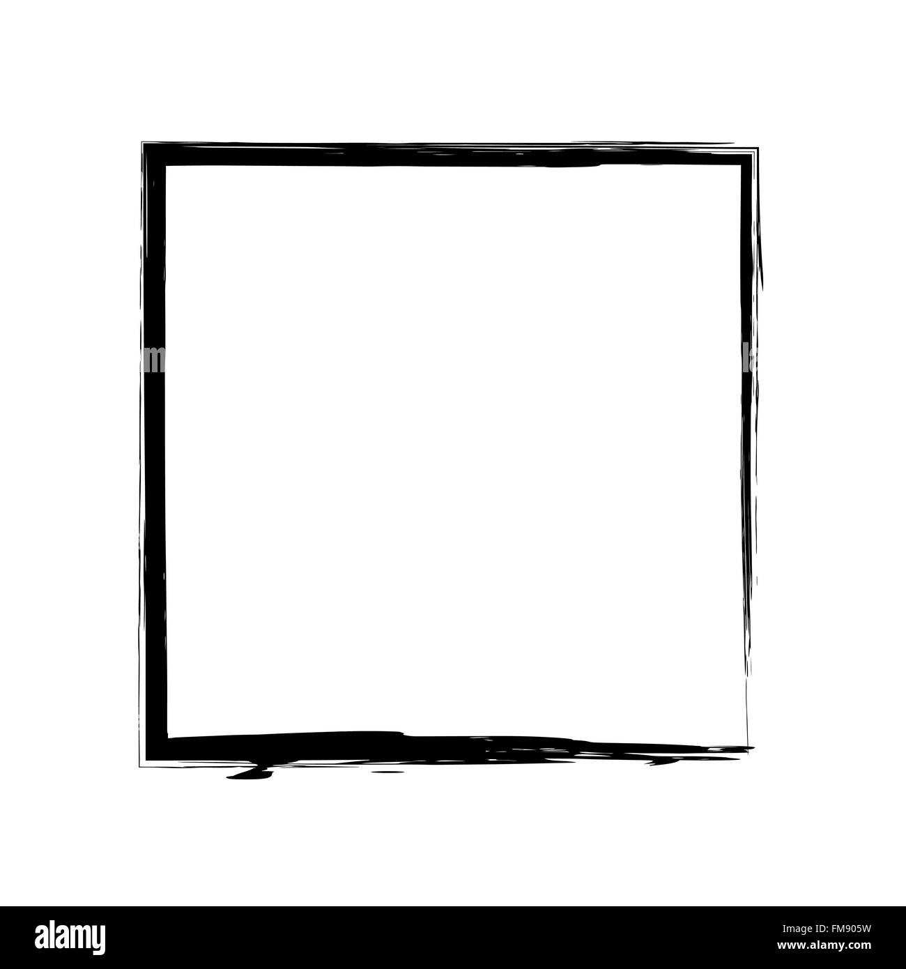 Frame square ink grunge background Stock Vector Image & Art - Alamy