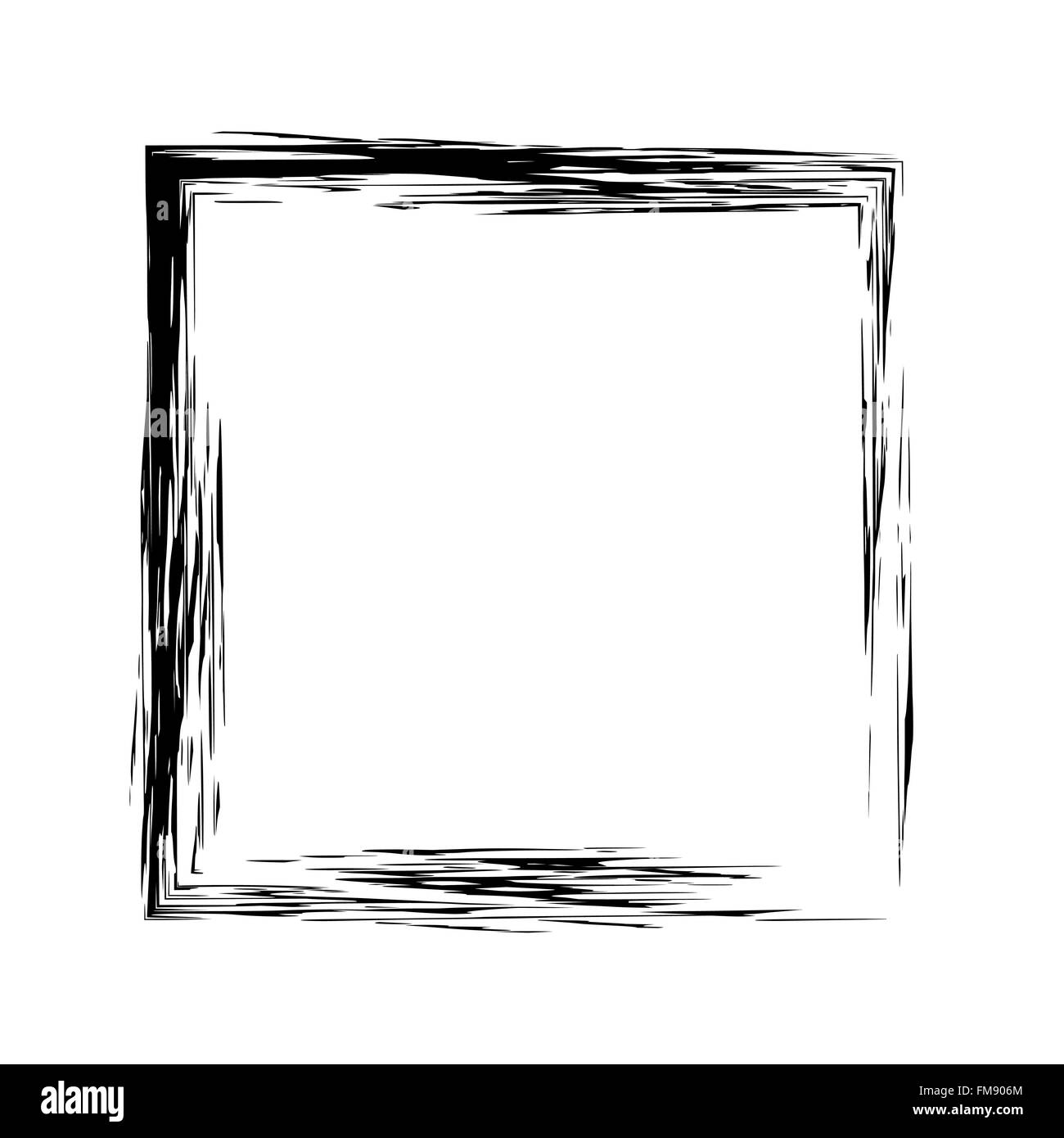 Frame square ink grunge background Stock Vector Image & Art - Alamy