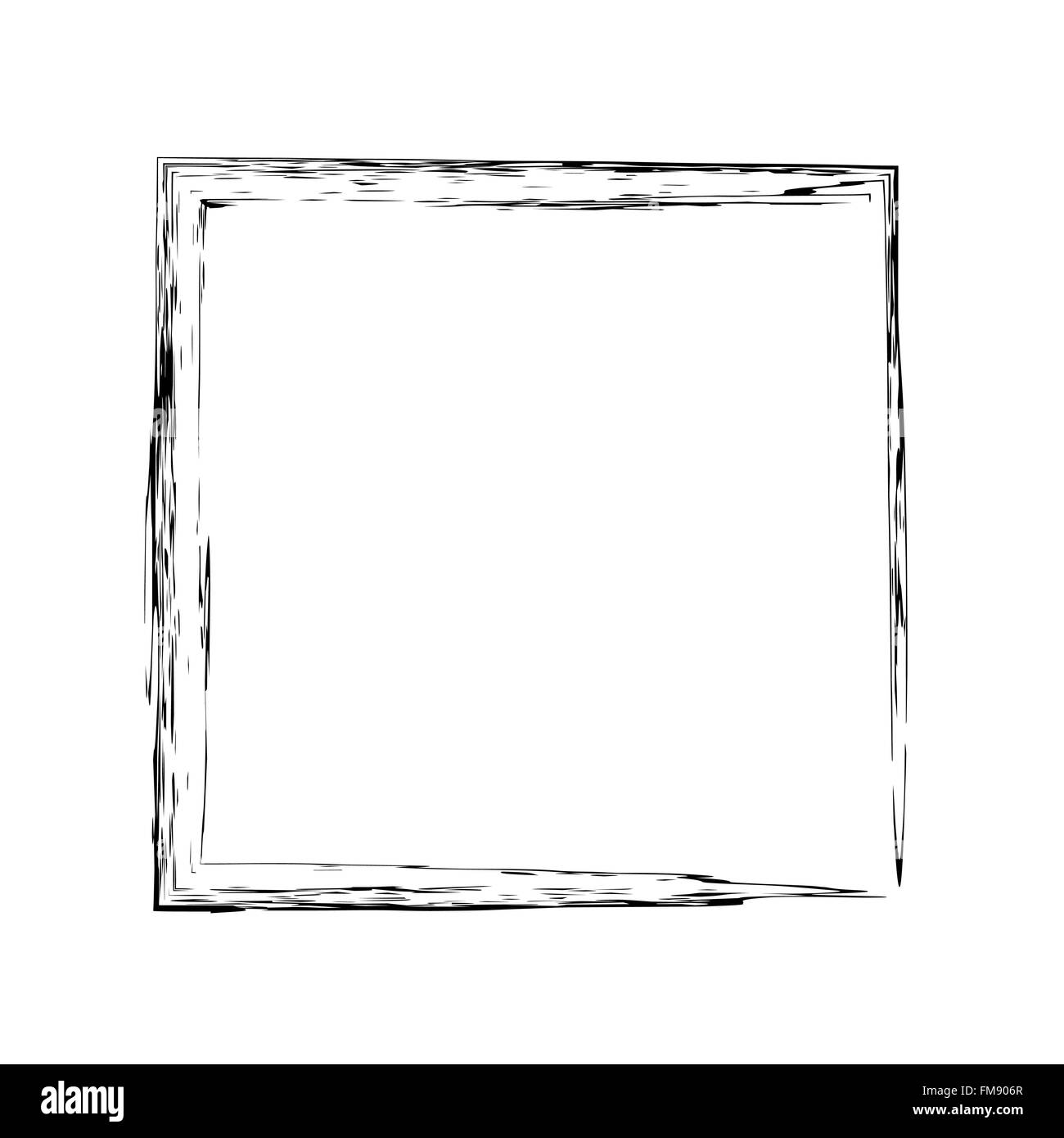 Frame square ink grunge background Stock Vector Image & Art - Alamy