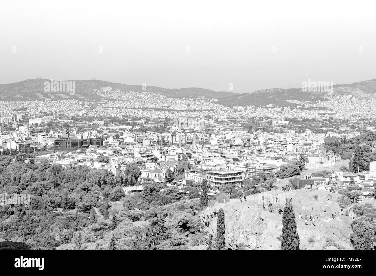 in the old europe greece and congestion of houses new architecture ...