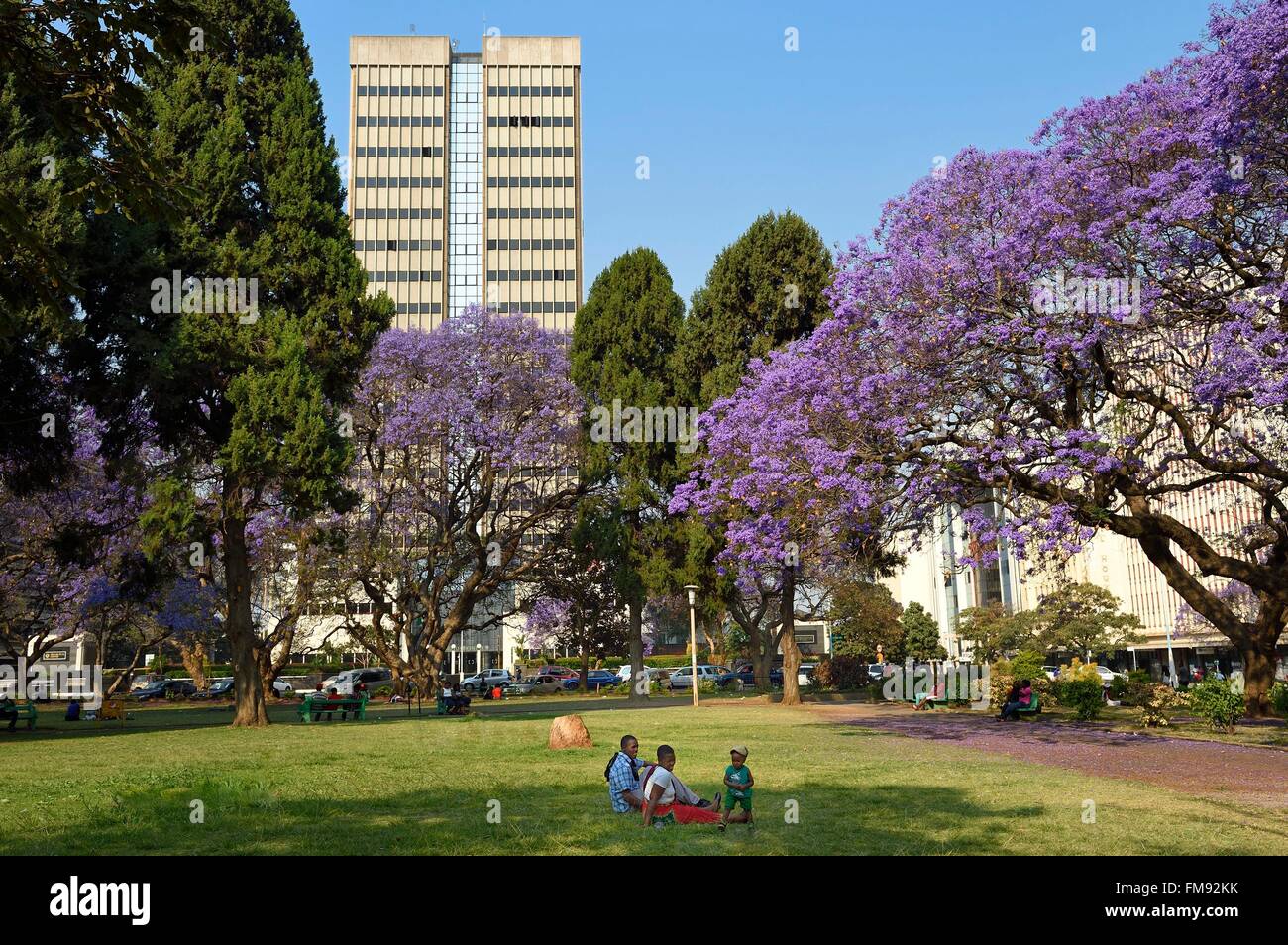 Zimbabwe, Harare, African Unity Square (formerly Cecil Square Stock ...
