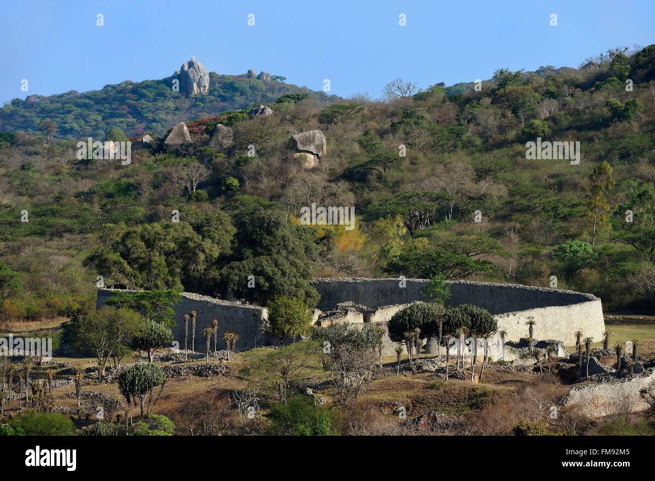 Zimbabwe, Masvingo province, the ruins of the archaeological site of ...