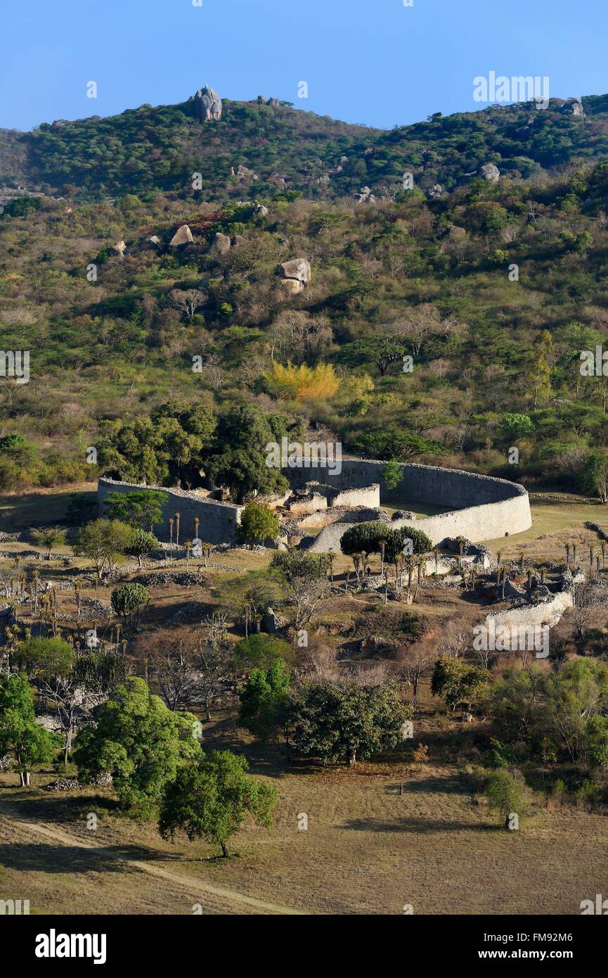 Zimbabwe, Masvingo province, the ruins of the archaeological site of ...