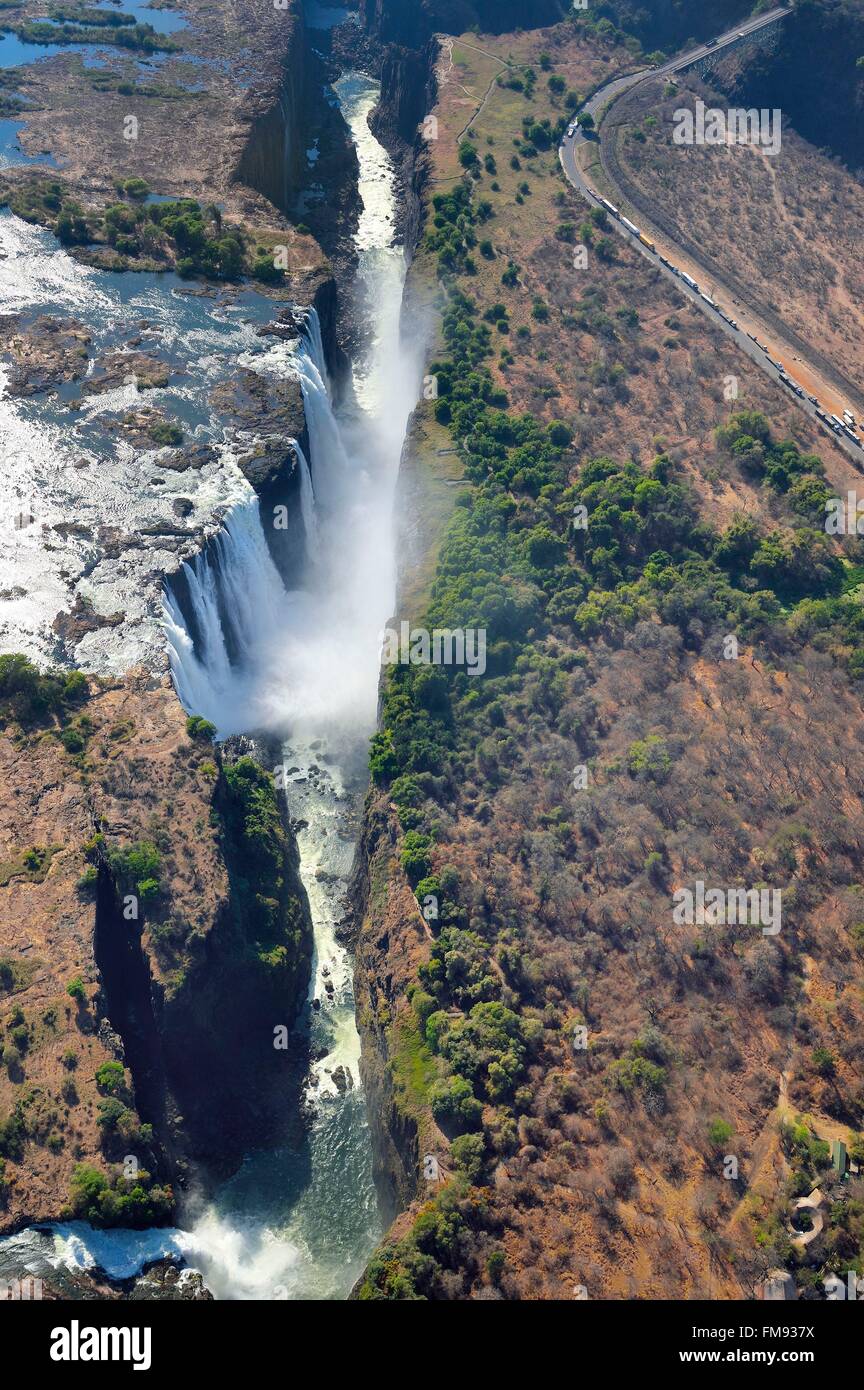 Zimbabwe, Matabeleland North Province, Zambesi River, the Victoria ...
