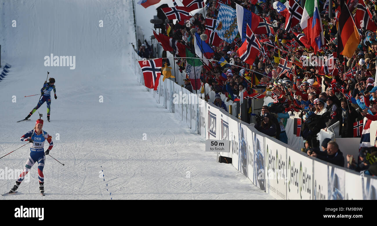 Holmenkollen Ski Arena, Oslo, Norway, 11th March, 2016. Female ...