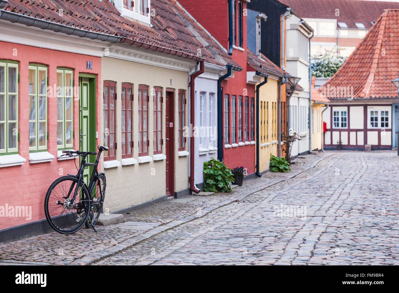 Denmark, Funen, Odense, old town street Stock Photo - Alamy