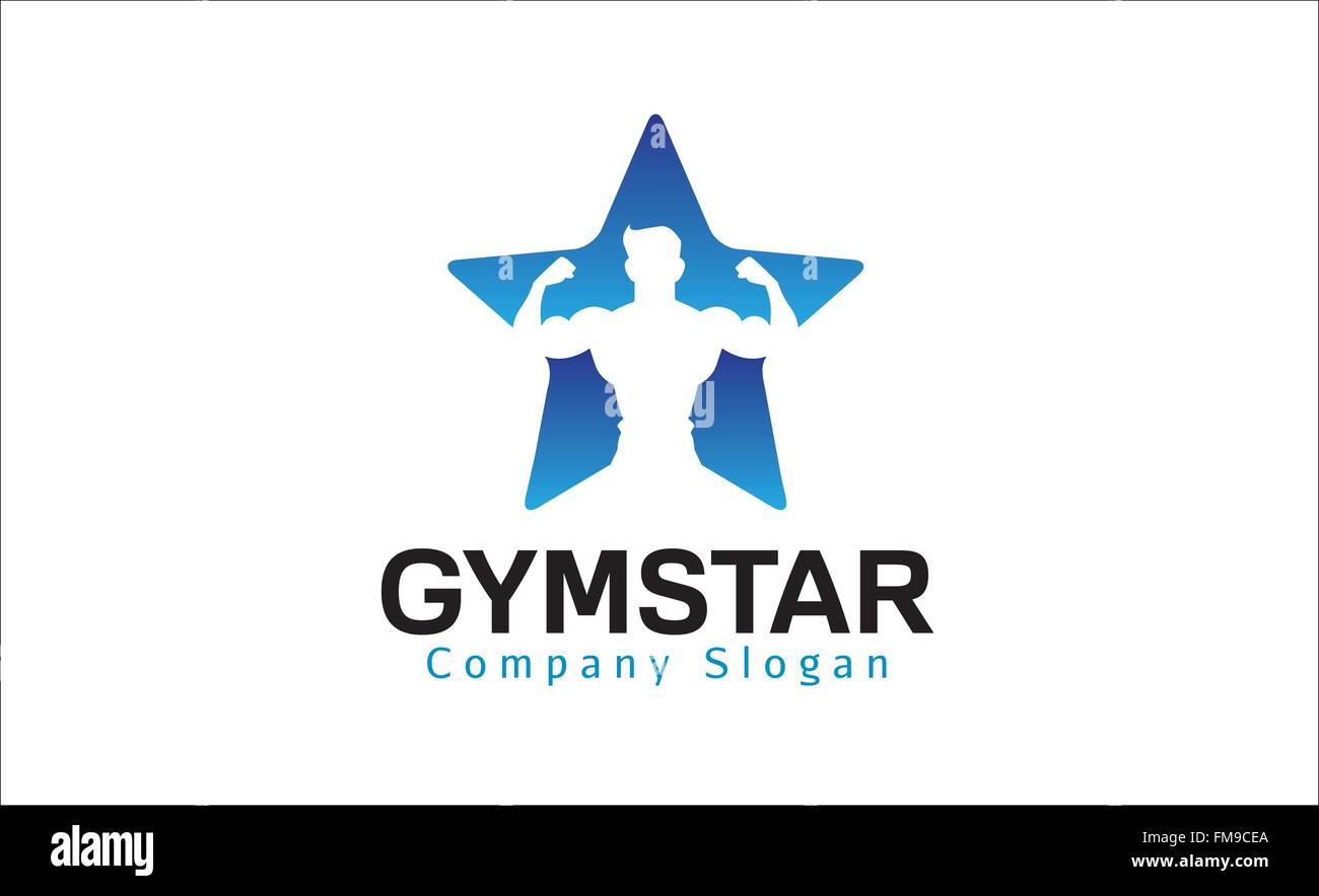 Gym star Design Illustration Stock Vector Image & Art - Alamy