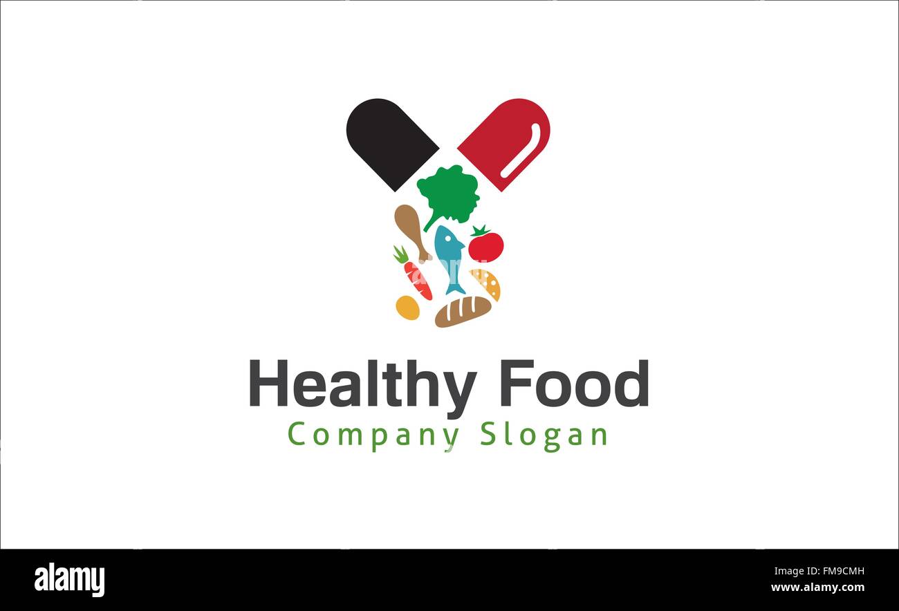 Healthy food design Cut Out Stock Images & Pictures - Alamy