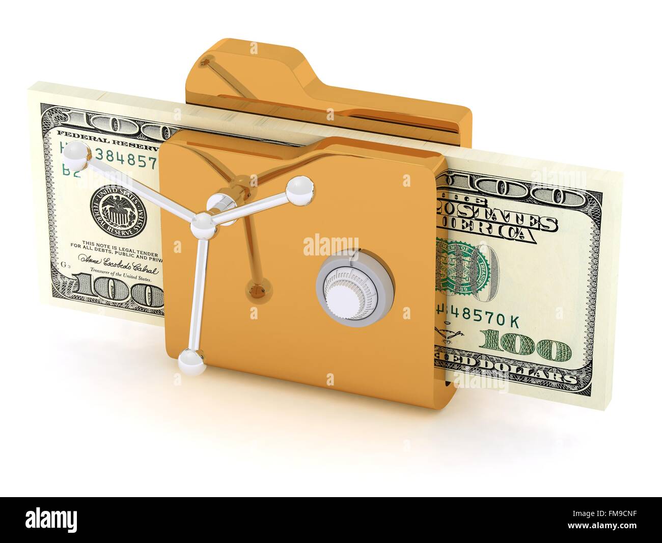 Computer icon for secure folder safe Stock Photo - Alamy