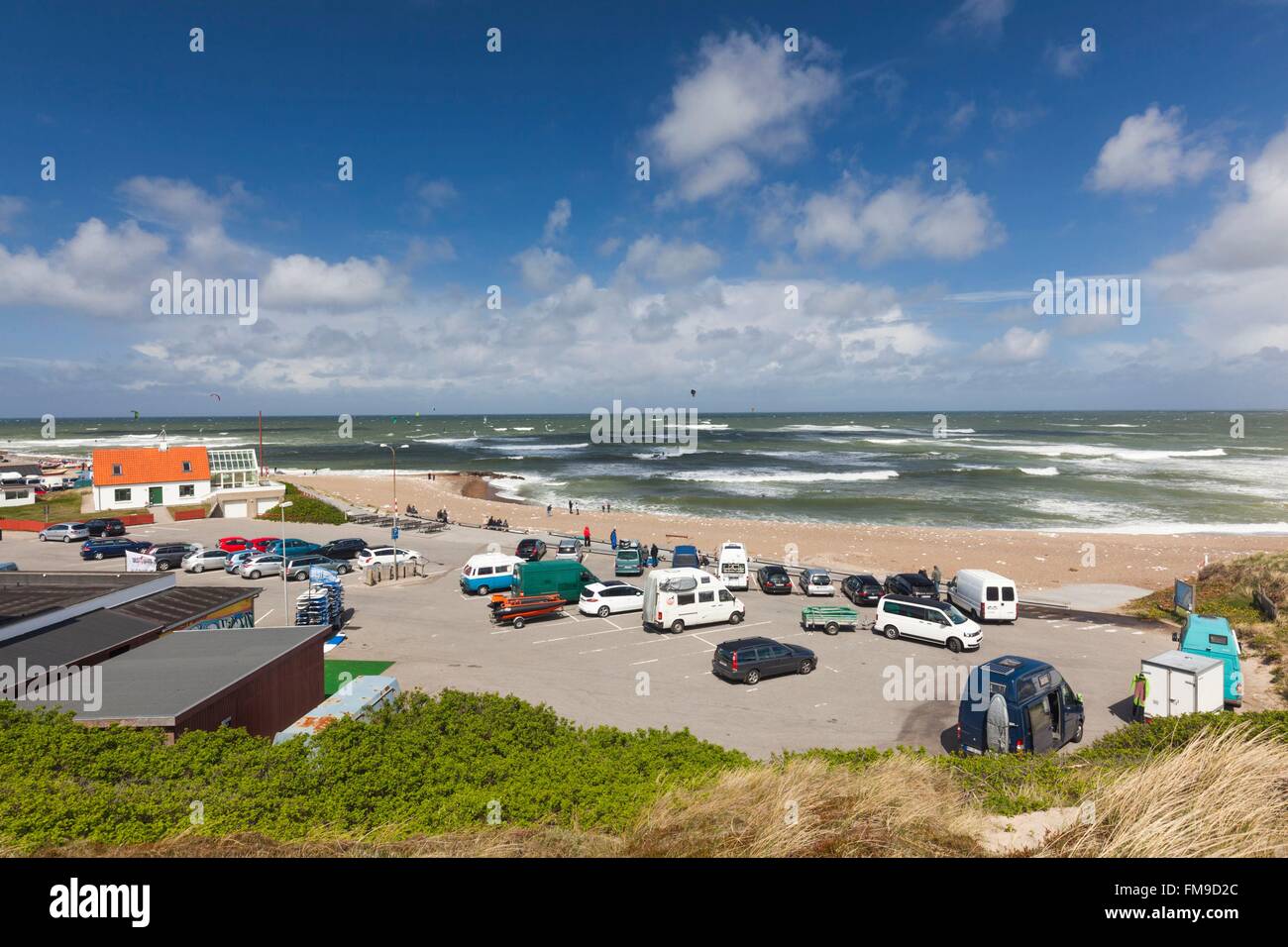 Denmark, Jutland, Klitmoller, windsurfing capital of Denmark ...