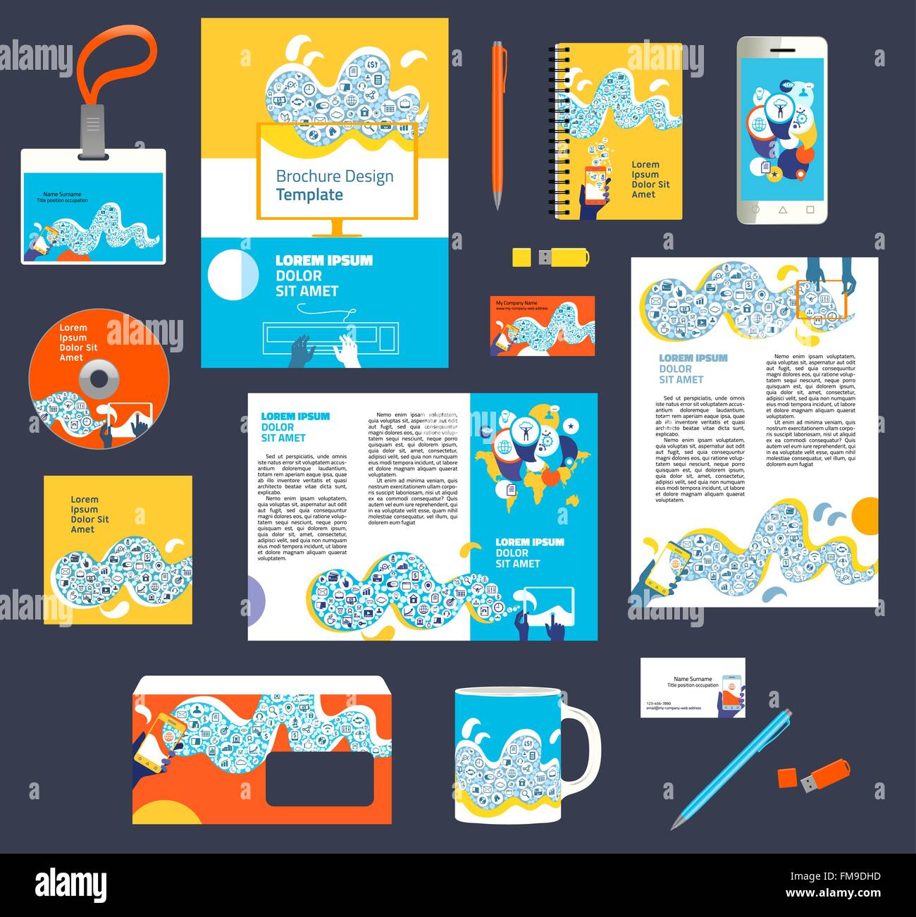 Business templates hi-res stock photography and images - Alamy