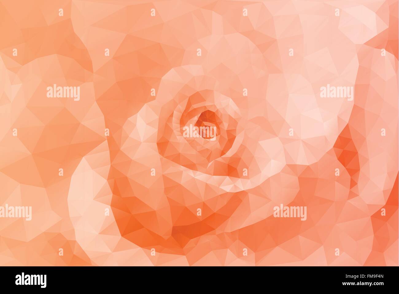 Abstract triangle polygon floral fashion orange background Stock Vector Image & Art - Alamy