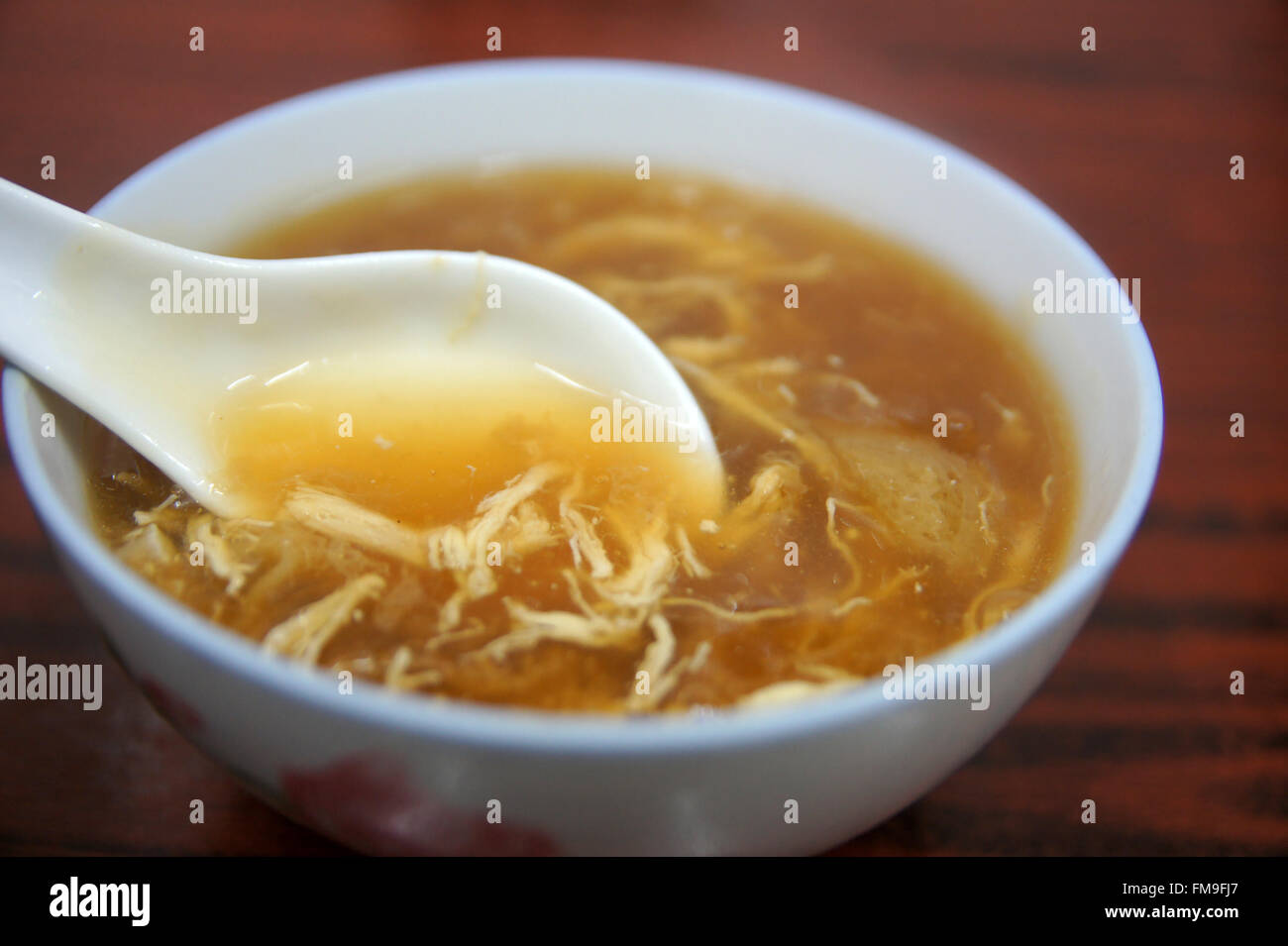 People Eating Shark Fin Soup