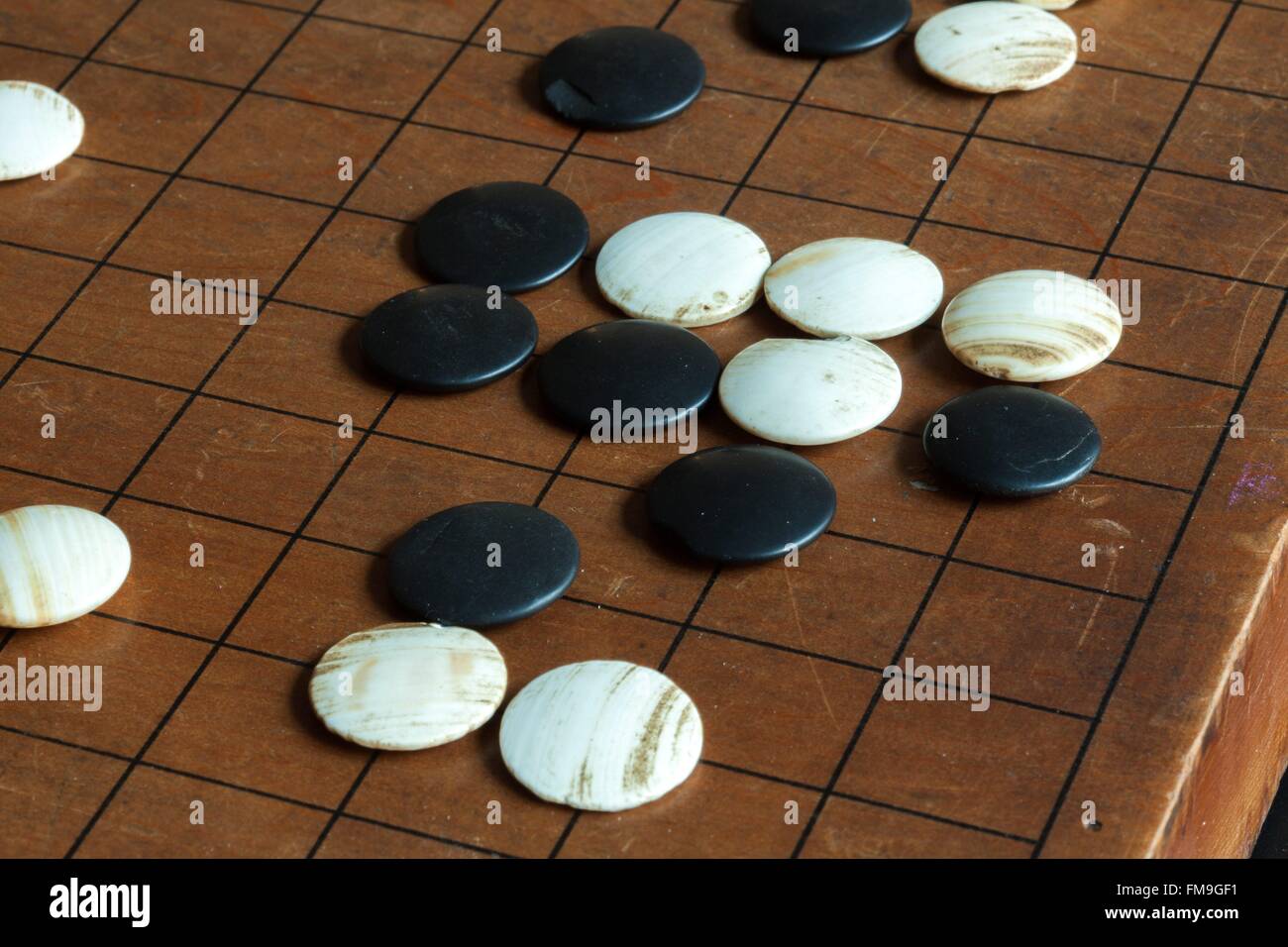 With an old japanese board Stock Photo - Alamy