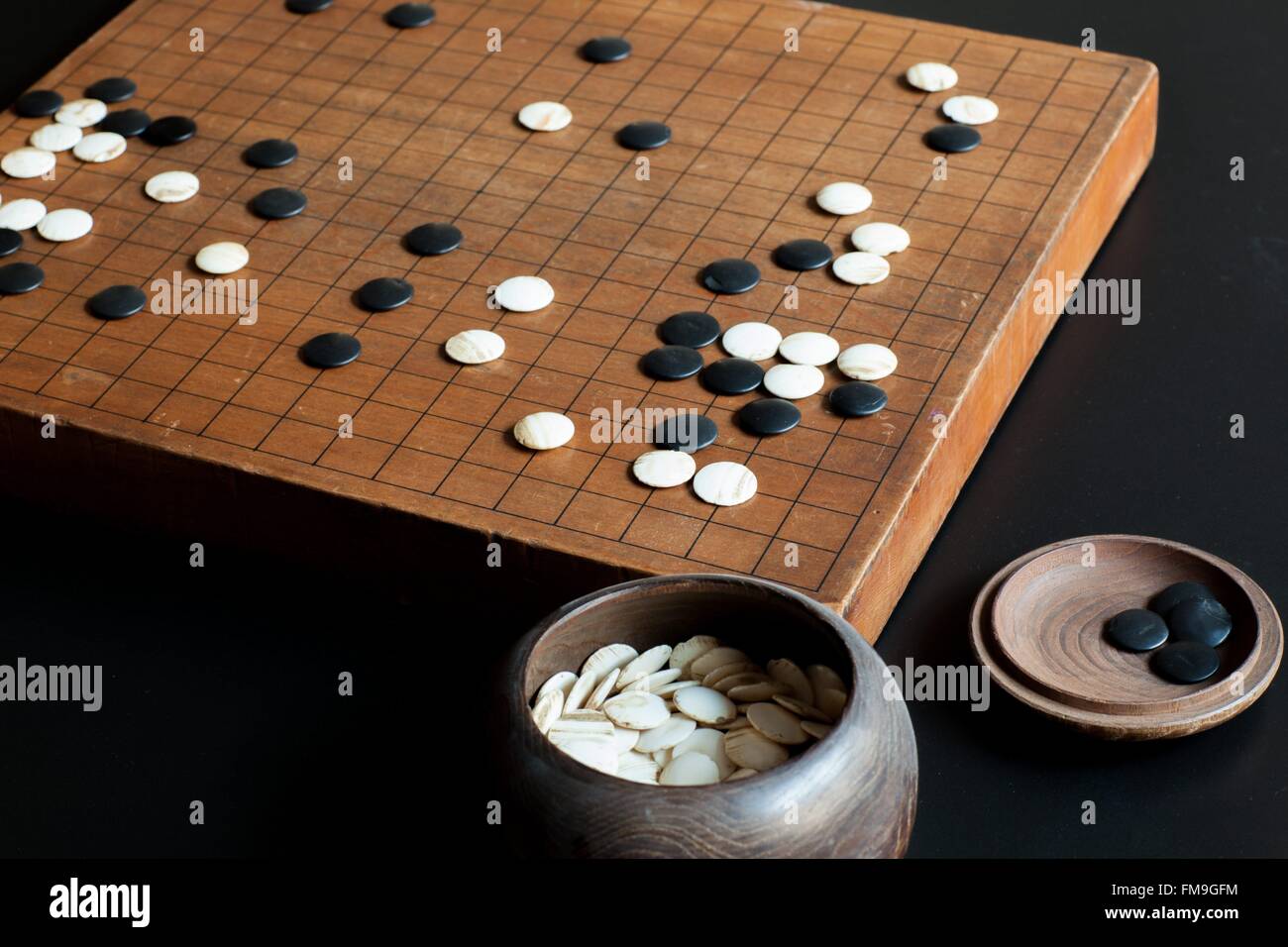 With an old japanese board Stock Photo - Alamy