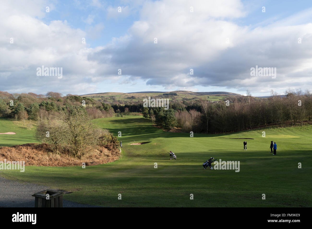 Brampton Golf Course - 9th Hole Looking North West Stock Photo - Alamy