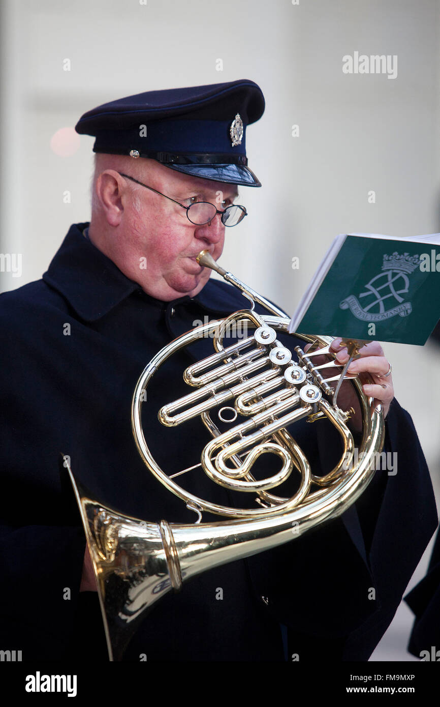 Salvation army band player hi-res stock photography and images - Alamy