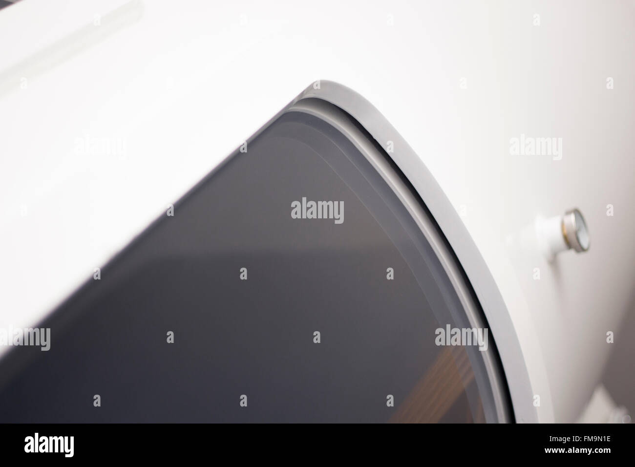 Hyperbaric oxygen therapy HBOT chamber tank in medical hospital clinic ...