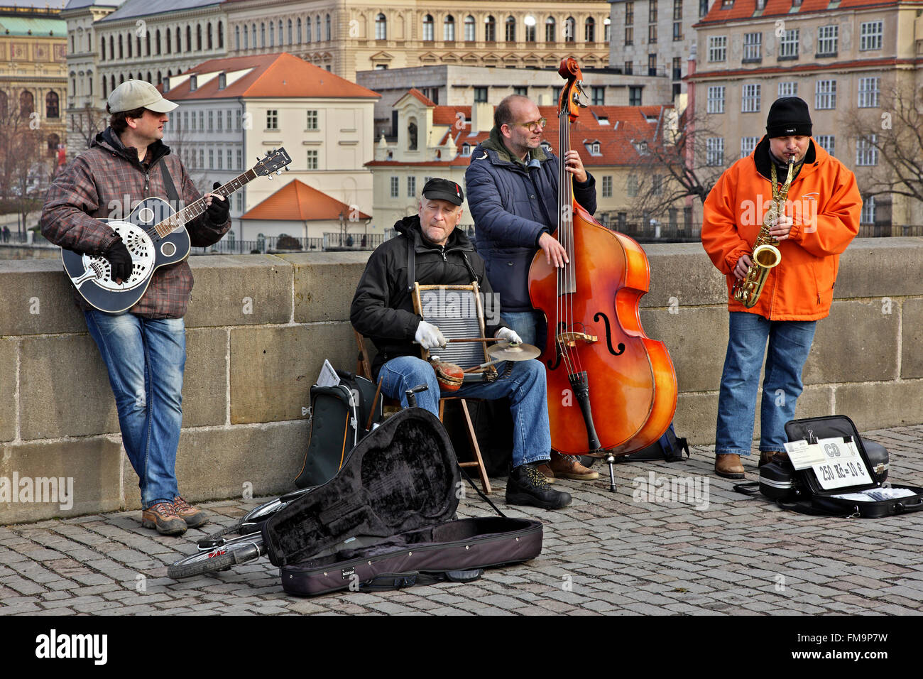 Prague Street Jazz Band High Resolution Stock Photography and Images ...